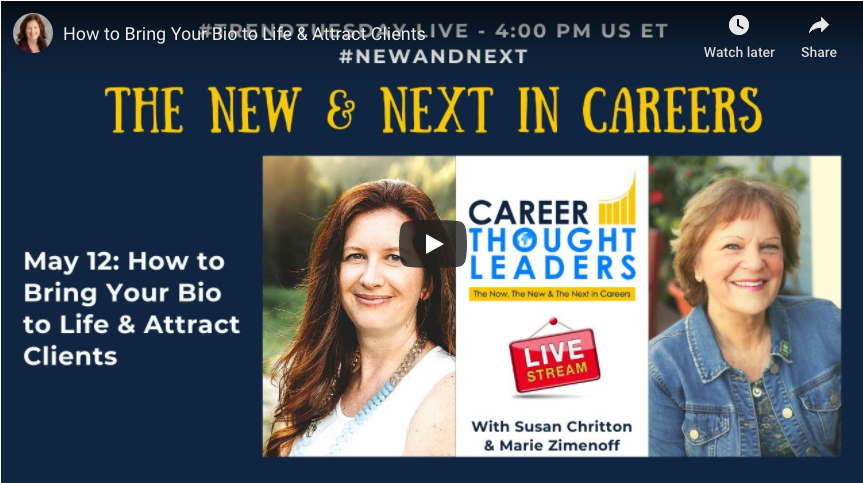 How to Bring Your Bio to Life & Attract Clients - Susan Chritton
